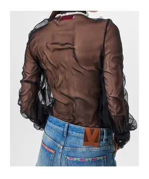 Valentino Garavani Tulle Ruffle Shirt