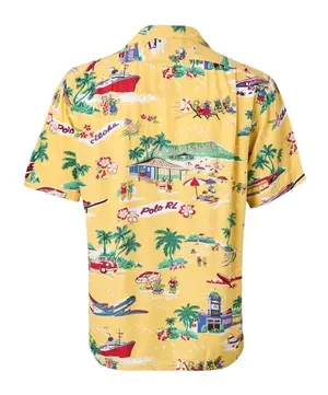 Polo Ralph Lauren Printed Short-sleeved Shirt - Yellow