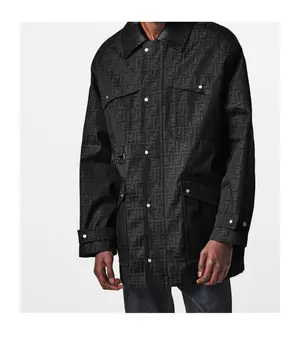 Fendi Logo Jacquard Blouson Jacket