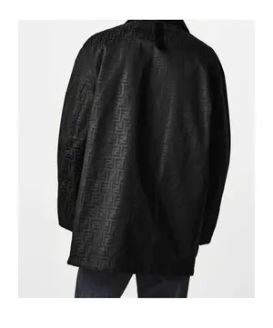 Fendi Logo Jacquard Blouson Jacket