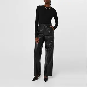 ANINE BING Belt Loop Casual Pants