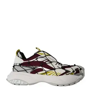 Versace Net" Sneakers - Gray