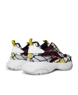 Versace Net" Sneakers - Gray