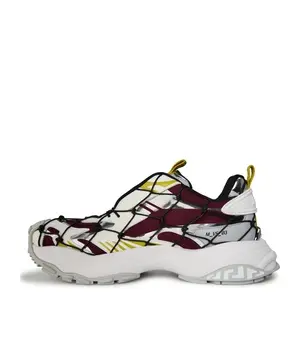 Versace Net" Sneakers - Gray
