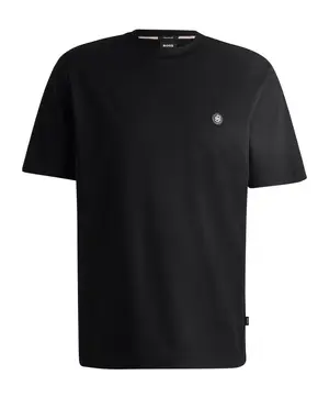 Hugo Boss Logo Crew-neck T-shirt - Black