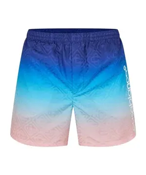 Casablanca Lettering Logo Swim Shorts - Blue Gradient