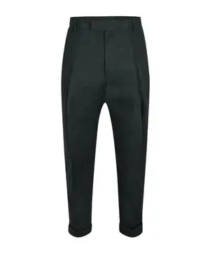 Dolce & Gabbana Double Pleat Cuffed Hem Trousers