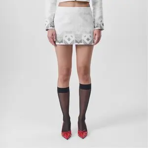 Casablanca Graphic Jacquard Mini Skirt