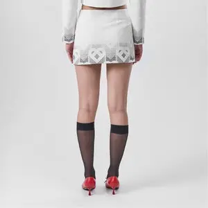 Casablanca Graphic Jacquard Mini Skirt
