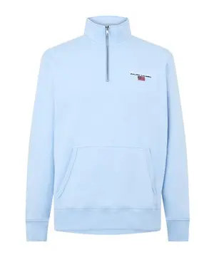 Polo Ralph Lauren Logo Zip-up Sweatshirt - Blue