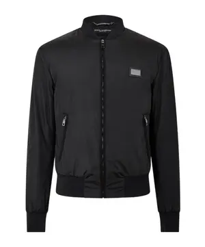 Dolce & Gabbana Bomber Jacket With Logo Detail