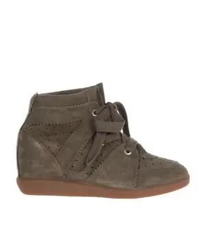 Isabel Marant Étoile Bobby Wedge Sneakers - Brown