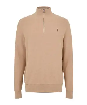 Polo Ralph Lauren Quarter-zip Jumper - Nude