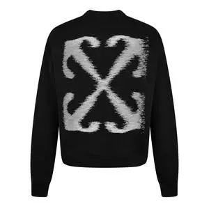 Off-White Long-sleeve Cotton Sweatshirt