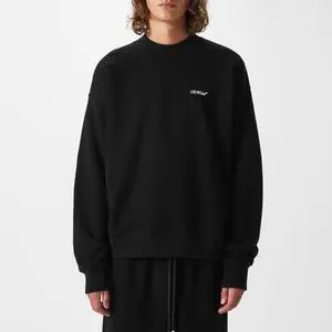Off-White Long-sleeve Cotton Sweatshirt