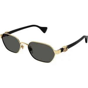 Gucci Double G Hexagon Sunglasses