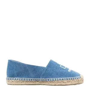 Isabel Marant Étoile Logo Embroidered Espadrilles - Blue