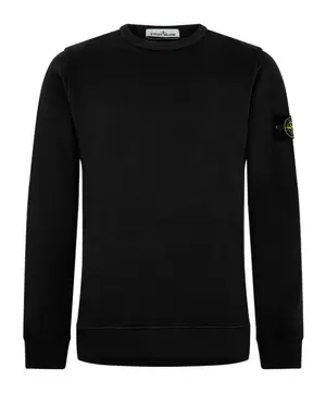 Stone Island Crew Neck Sweatshirt - Black