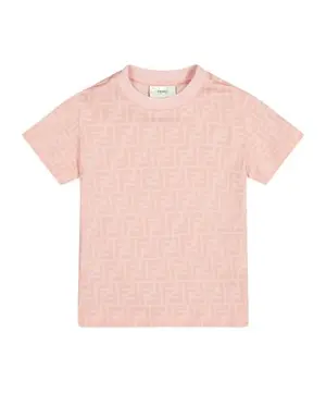 Fendi Round Neck Logo T-shirt