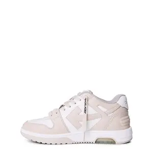 Off-White Round Toe Low-top Casual Shoes