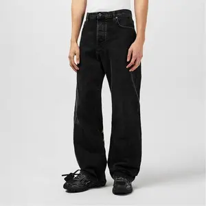 Off-White Relaxed Fit Printed Jeans