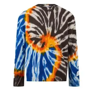 Off-White Diag Tie Dye Sweater