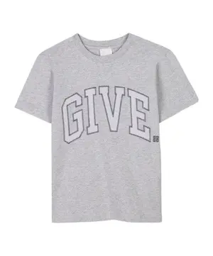 Givenchy Logo Crew Neck T-shirt - Gray