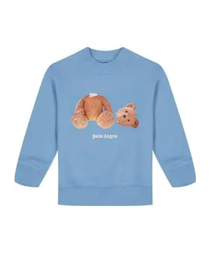 Palm Angels Bear Print Crewneck Sweatshirt
