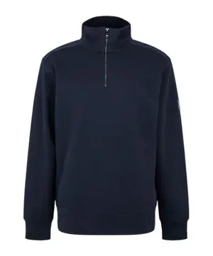 Hugo Boss Sidney Cotton Long Sleeve 1/4 Zip Fleece - Black