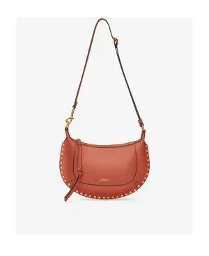 Isabel Marant Étoile Oskan Moon Grainy Leather Shoulder Bag