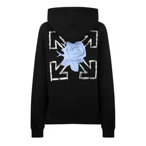 Off-White Logo Print Hooded Sweatshirt