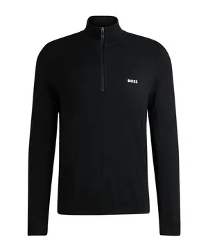 Hugo Boss Classic Knitted Sweater - Black