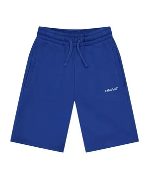 Off-White Logo Shorts - Blue