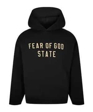 Fear Of God Logo Hooded Sweatshirt