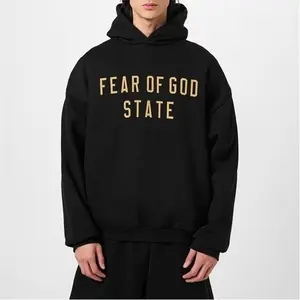 Fear Of God Logo Hooded Sweatshirt