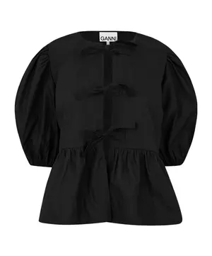 Ganni Slim Fit Blouses