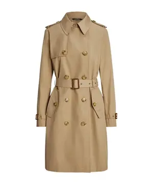 Ralph Lauren Double-breasted Trench Coat - Nude
