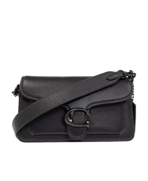 COACH Tabby Logo Plaque Shoulder Bag