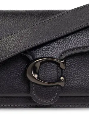 COACH Tabby Logo Plaque Shoulder Bag