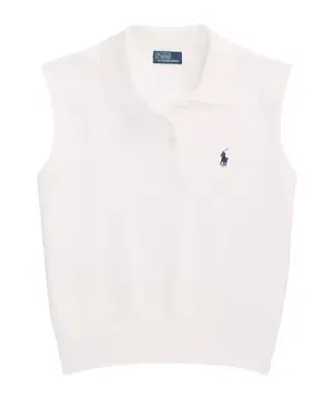 Polo Ralph Lauren Sleeveless Polo Shirt - White