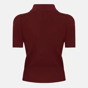 Burberry Short-sleeved Knitted Polo Shirt