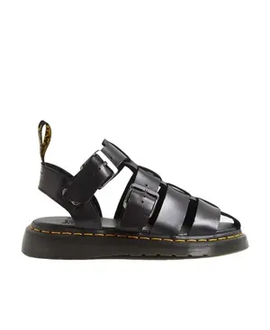 Dr. Martens Leather Logo Sandals - Black