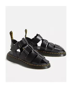 Dr. Martens Leather Logo Sandals