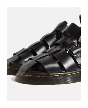 Dr. Martens Leather Logo Sandals