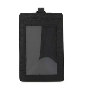 Prada Saffiano Leather Badge Holder