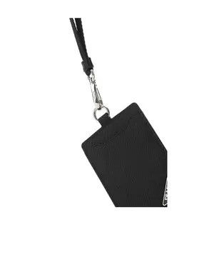 Prada Saffiano Leather Badge Holder