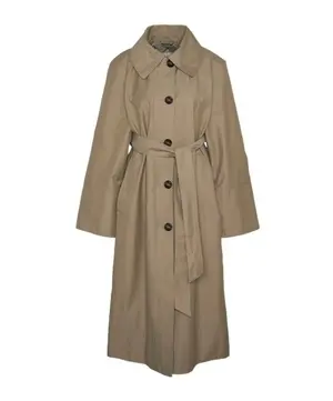 Barbour Beatrix Showerproof Trench Coat - Brown