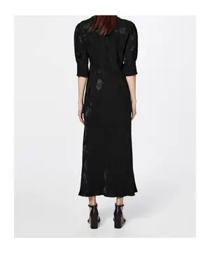 Rixo V-neck Short Sleeve Dress