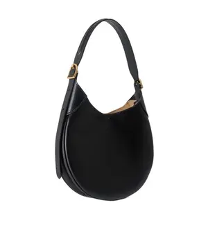 Polo Ralph Lauren Leather Shoulder Bag - Black