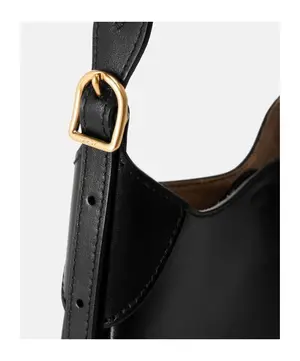 Polo Ralph Lauren Leather Shoulder Bag - Black